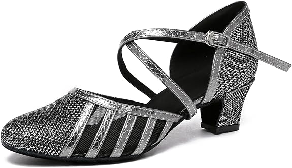 Ballroom Dance Shoes Low Heel Grey – TTdancewear
