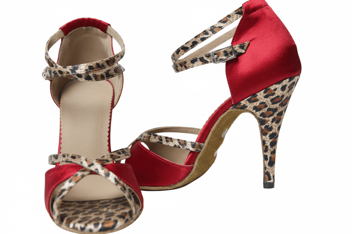 Salsa Bachata Latin Dance Shoes Hot Red – TTdancewear